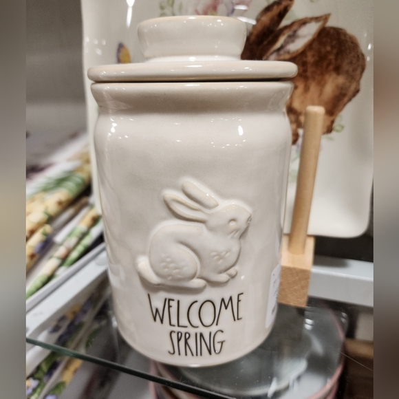 Rae Dunn | Kitchen | Rae Dunn Embossed Easter Bunny Canister | Poshmark